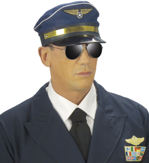 Pilotenmütze Pilot Hut Hüte / Mützen / Helme Pilotenmütze / Flight ...